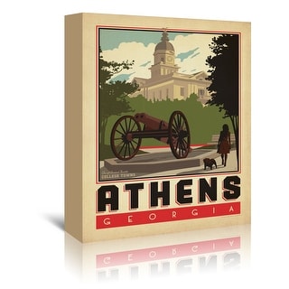 Asa Athens by Anderson Design Group Wrapped Canvas - Americanflat - 5" x 7" - Bed Bath & Beyond ...